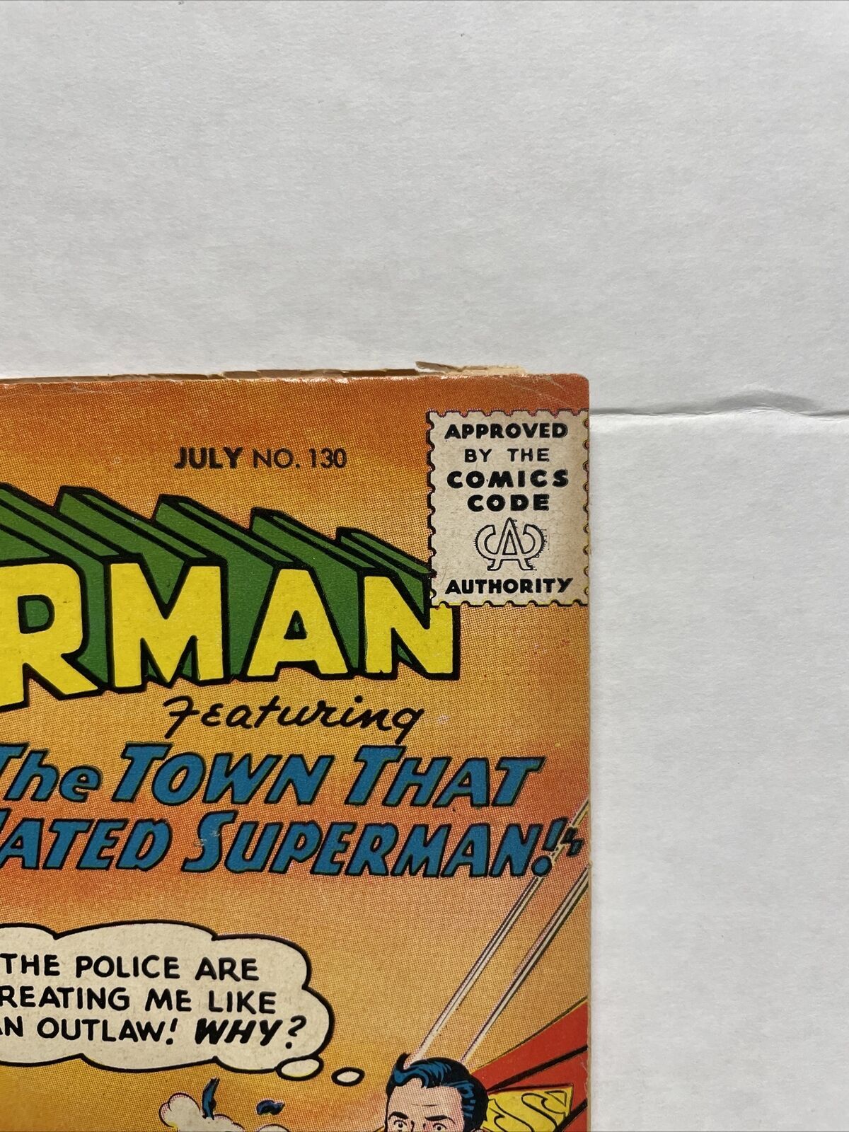 Superman #130 1959 1st Supergirl Outside Of Action | Comic Books ...