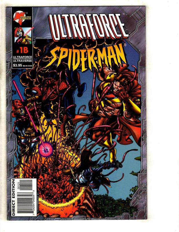 7 Malibu Comic Books Ultraverse 1 2 Ultras 1 Ultraforce 1B Avengers 1 ...