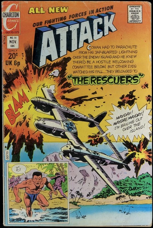 Attack #14 (1973) G/VG | Comic Books - Bronze Age, Charlton / HipComic