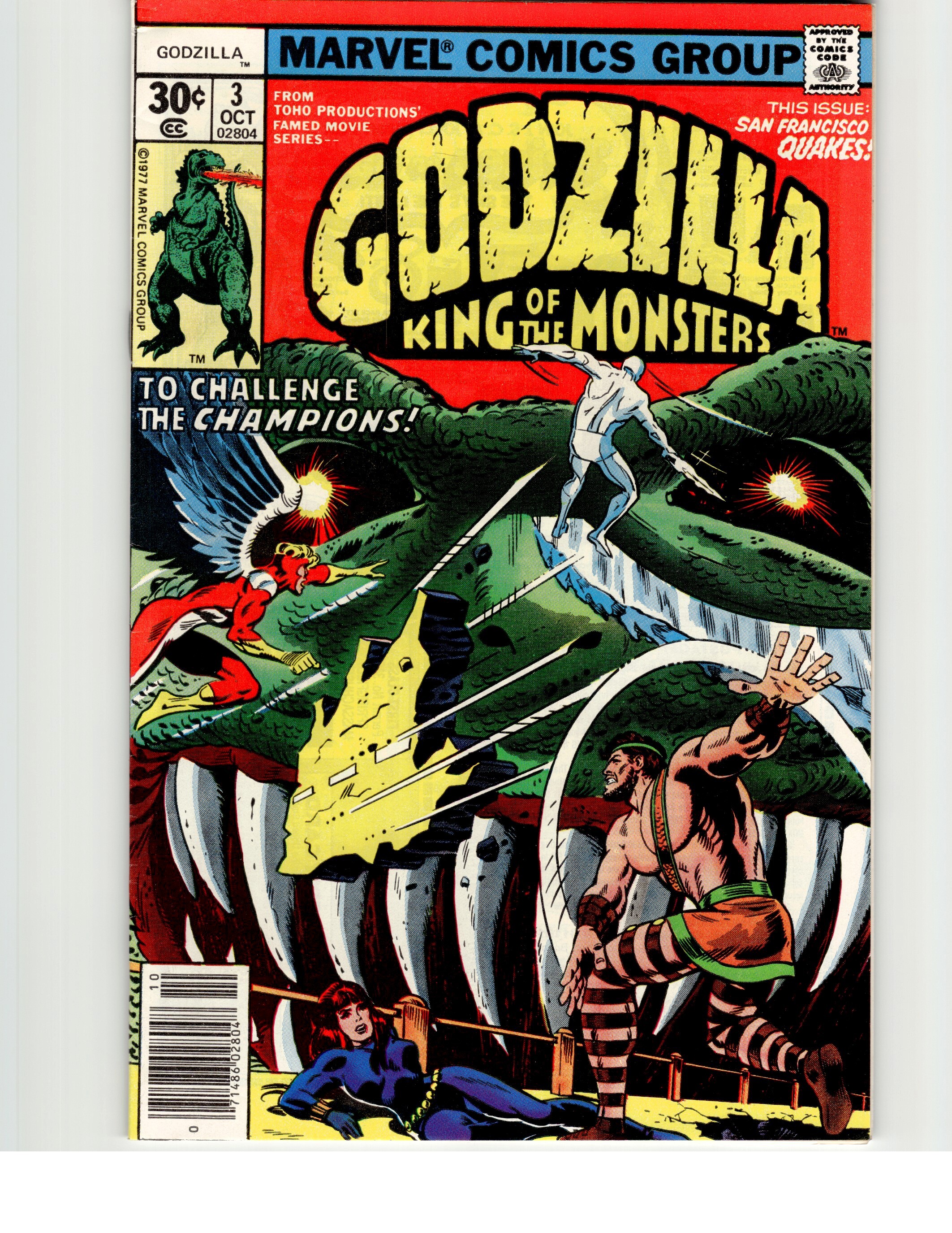 Godzilla #3 (1977) Godzilla | Comic Books - Bronze Age, Marvel ...
