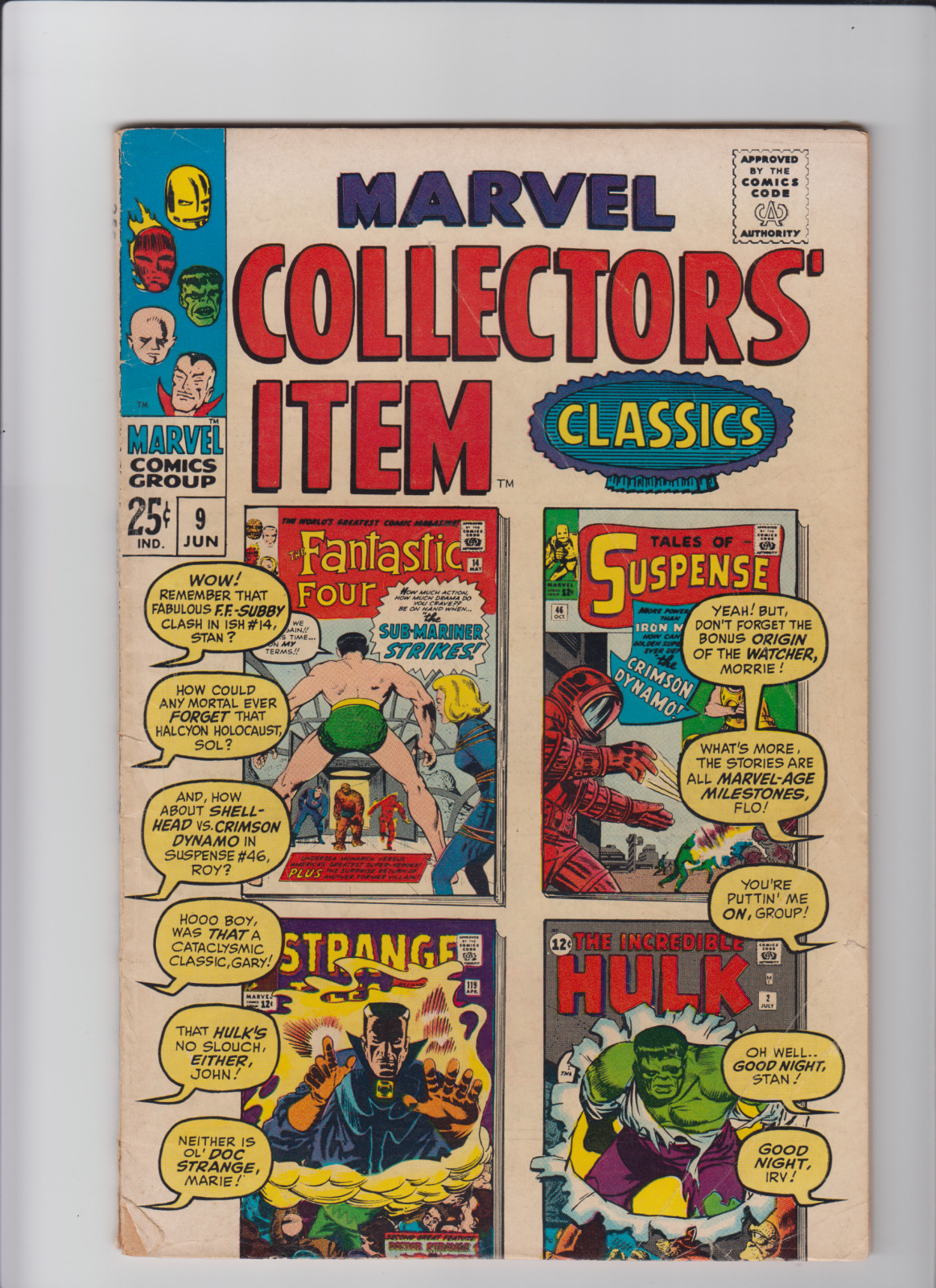 Marvel Collector's Item #9 - Submariner And The Puppet Master! (4.0 ...