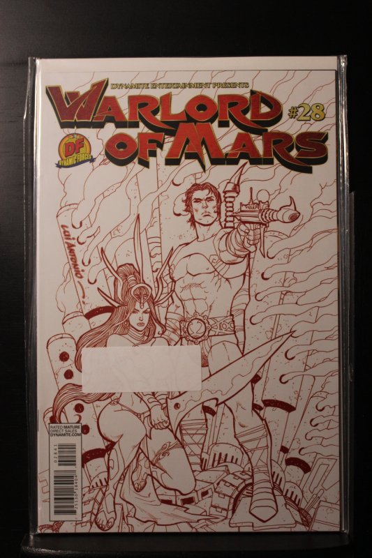 Warlord of Mars #28 Lui Antonio Risque Red Dynamic Forces Exclusive ...