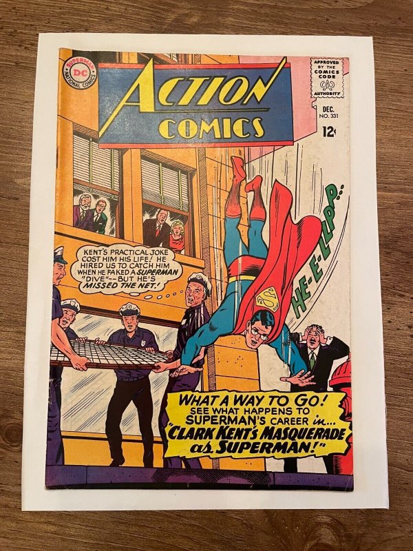 Action Comics # 331 FN/VF DC Comic Book Superman Batman Flash ...