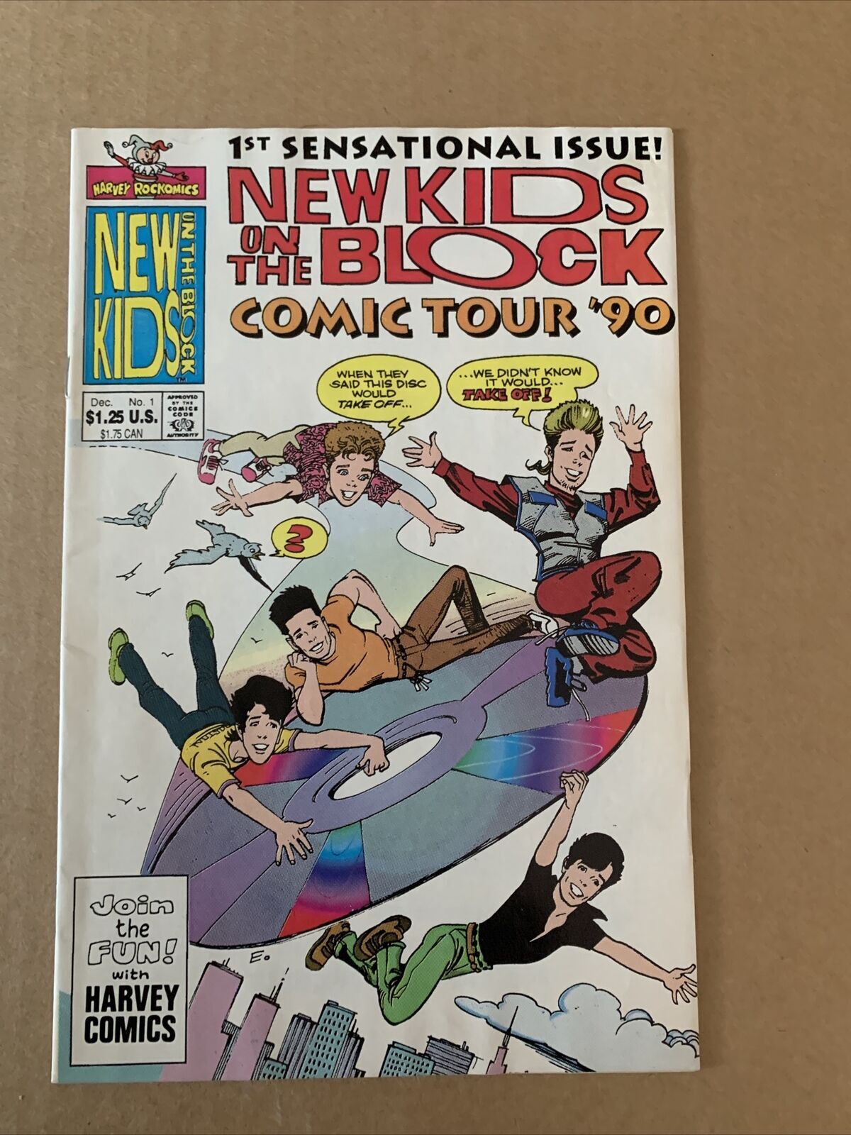 NEW KIDS ON THE BLOCK COMIC TOUR (1990 Series) #1 Comics Book | Comic ...