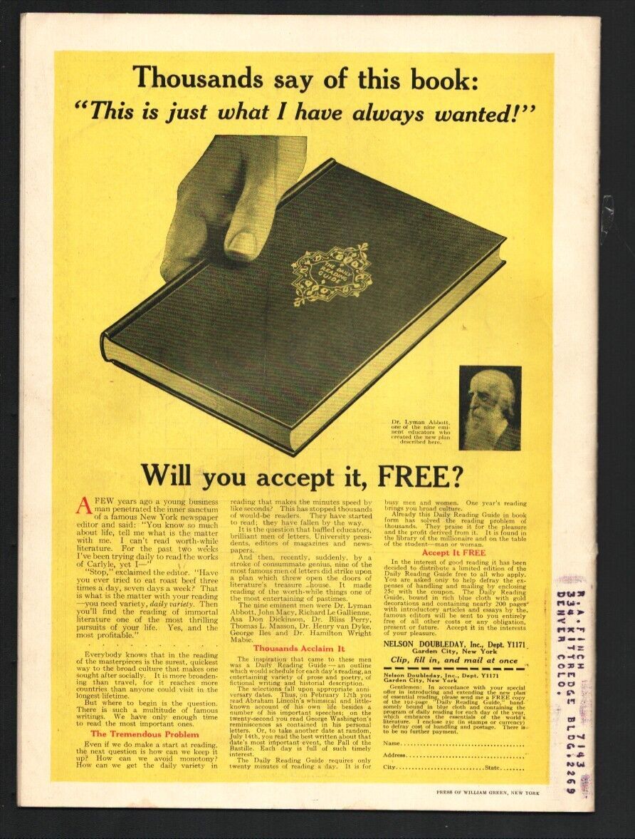 Judge 1/17/1925-famous humor comic weekly-Spicy pirate GGA cover by ...