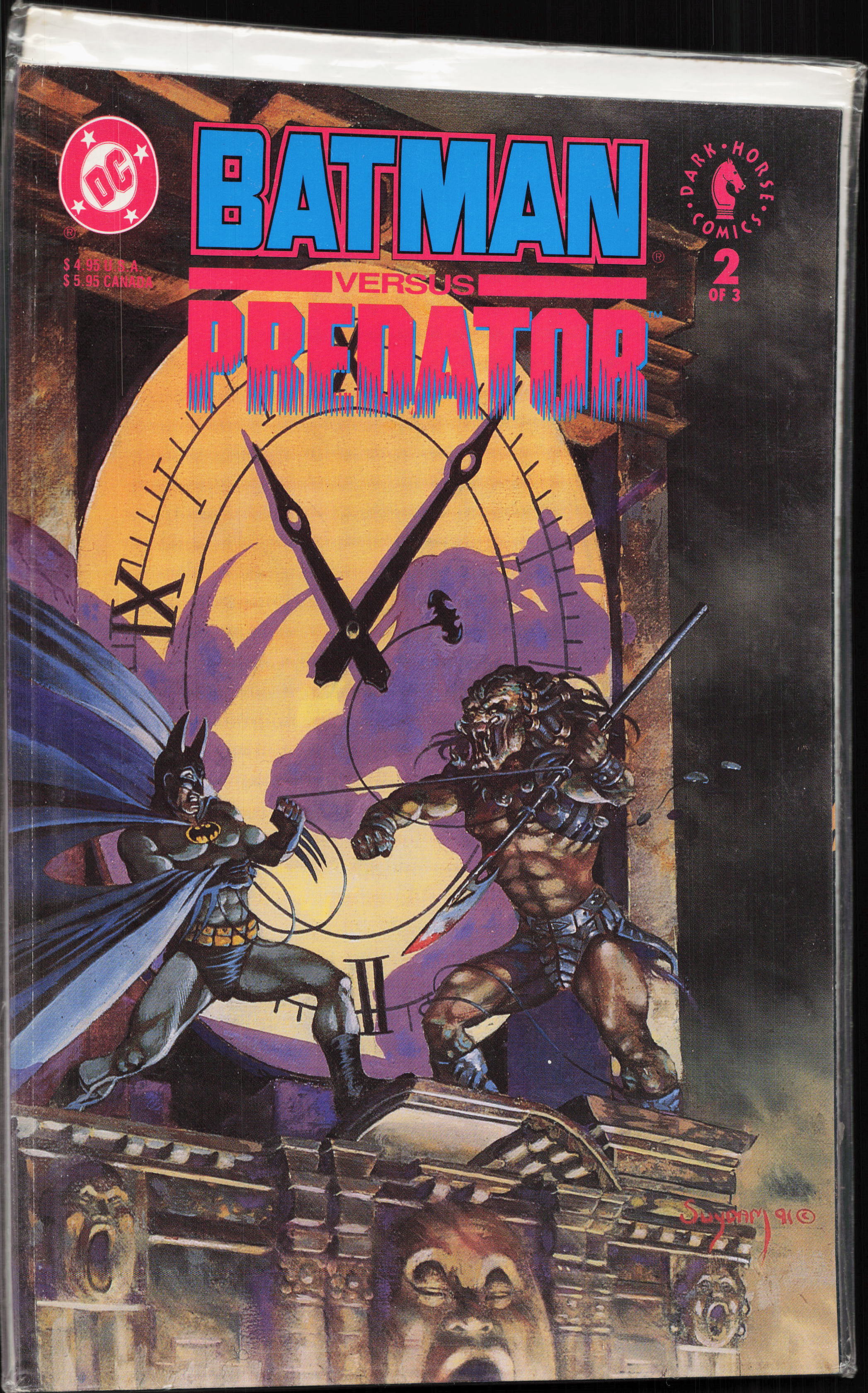 Batman versus Predator #2 (1992) Predator | Comic Books - Modern Age ...
