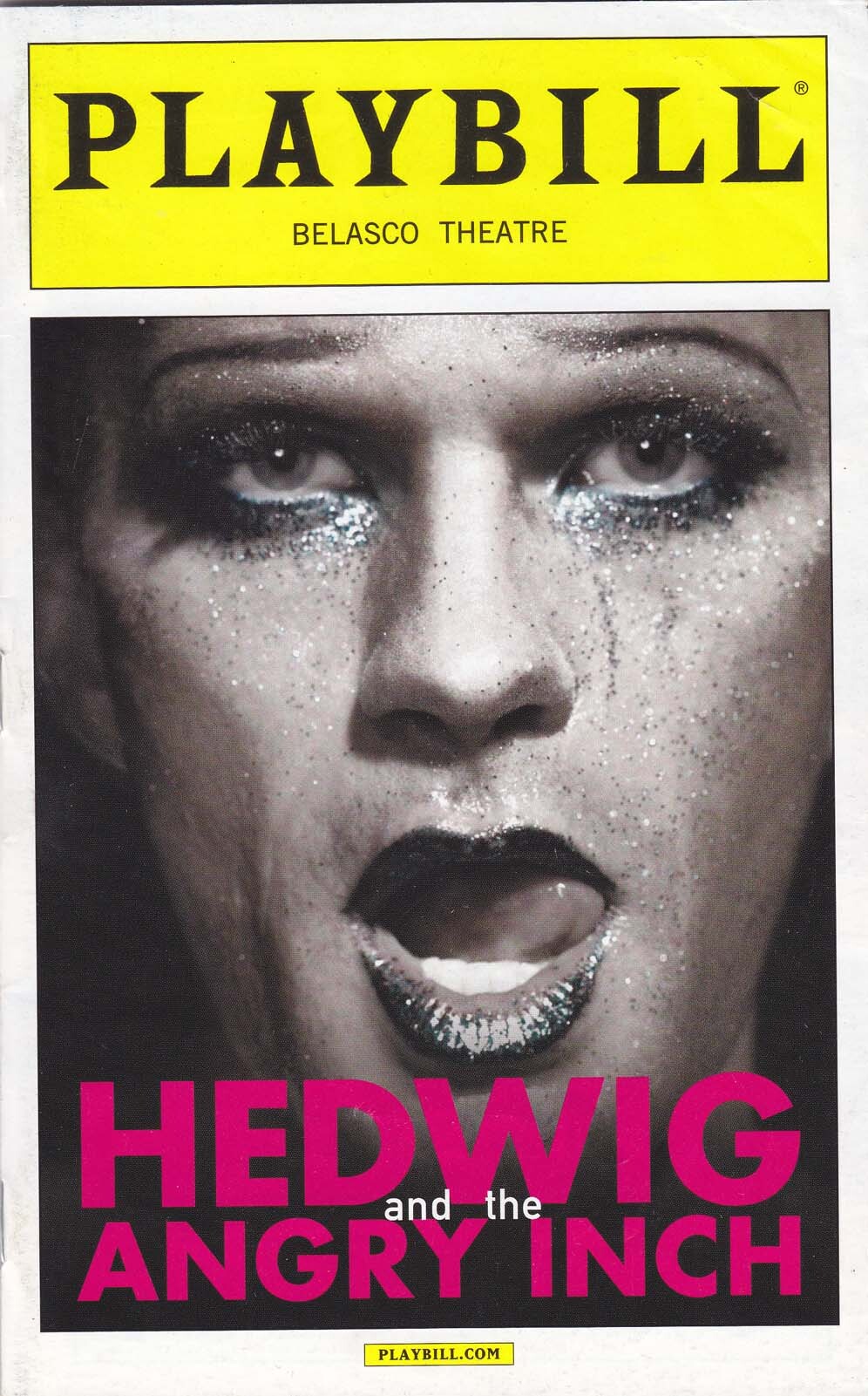 Playbill: Hedwig And The Angry Inch #1A FN ; Playbill | Belasco Theatre ...