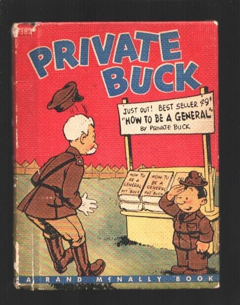 Private Buck 1942-Rand McNally-Military cartoons in a joke book style, art by... | Comic Books ...