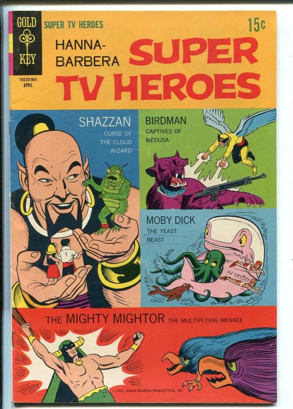 Hanna-Barbera Super TV Heroes #5 1969-Gold Key-Birdman-Mighty Mightor ...