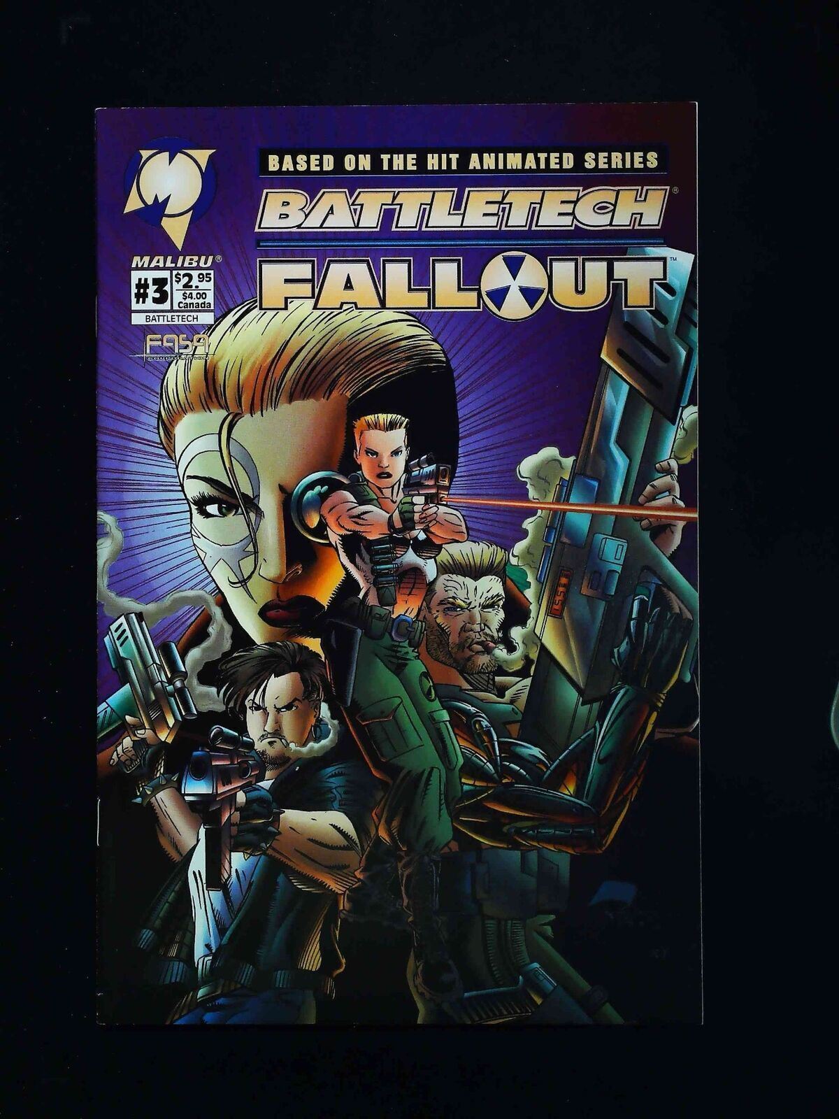 Battletech Fallout #3 Malibu Comics 1994 Vf+ | Comic Books - Modern Age ...