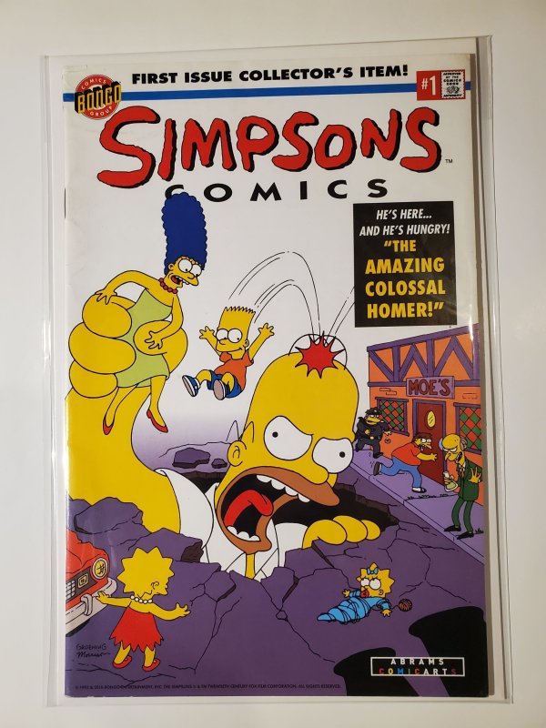 Simpsons Comics #1 (1993) | Comic Books - Modern Age, Bongo / HipComic