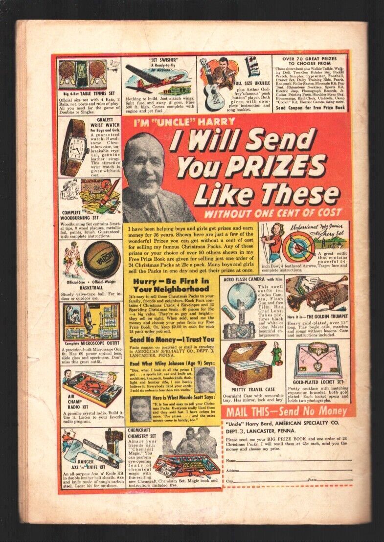 Cowboy Western #51 1954-Jesse James-Wild Bill Hickok-Annie Oakley-Rocky ...