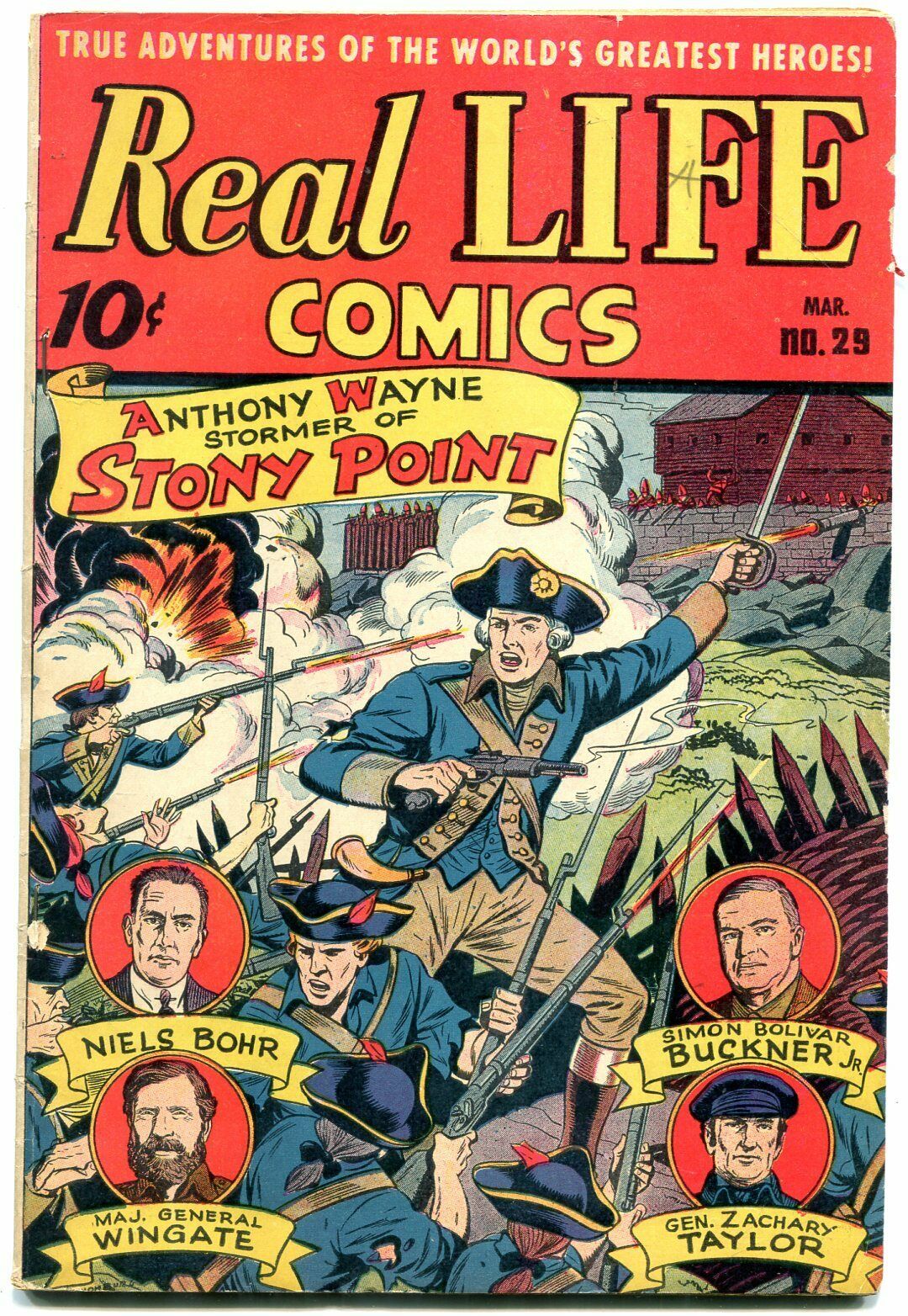 Real Life Comics #29-Alex Schomburg-Atom Bomb -Hitler-- VG/FN | Comic ...