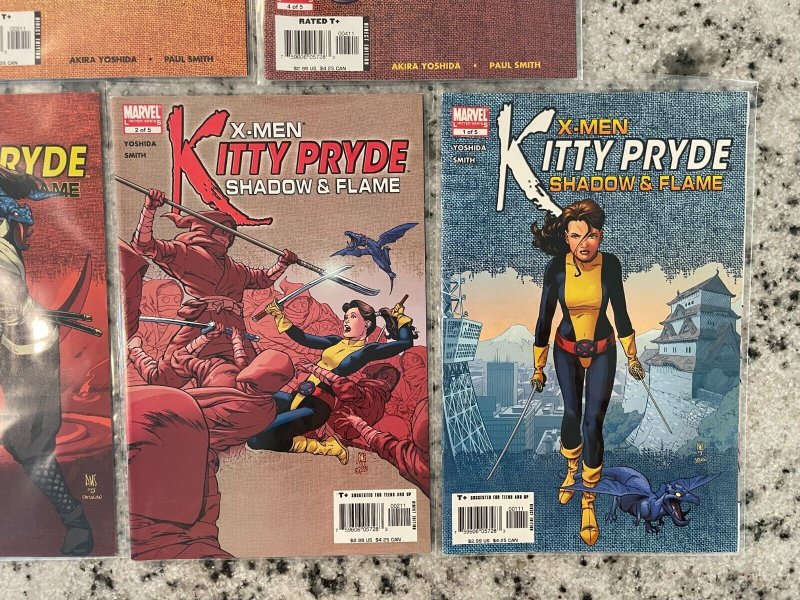 X-Men Kitty Pryde Shadow & Flame Complete Marvel Comics Series # 1 2 3 ...