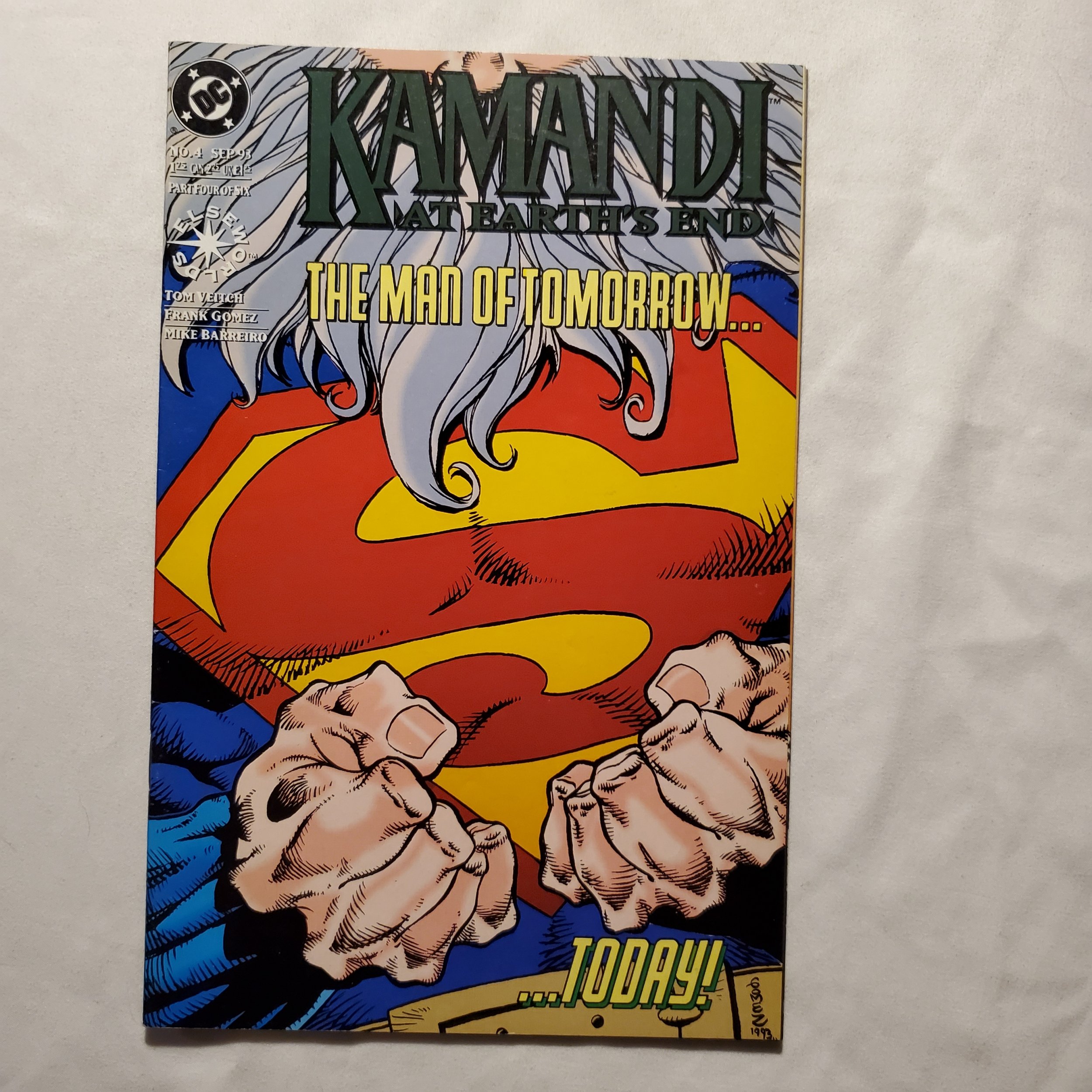 Kamandi at Earth's End 4 Very Fine- Cover by Frank Gomez | Comic Books ...
