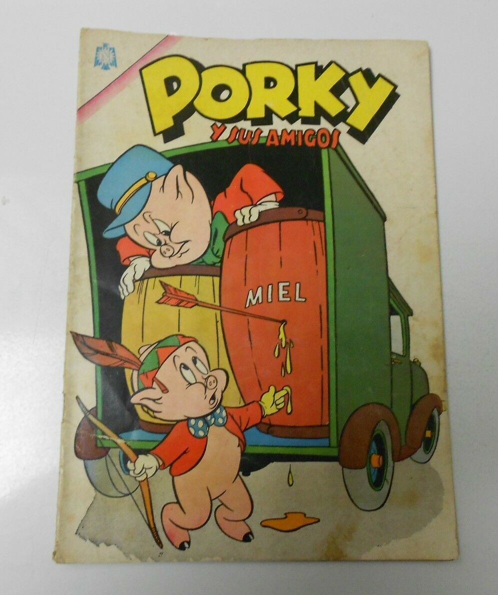 1966 PORKY PIG & FRIENDS Y Sus Amigos #123 GD+ SPANISH Novaro ...