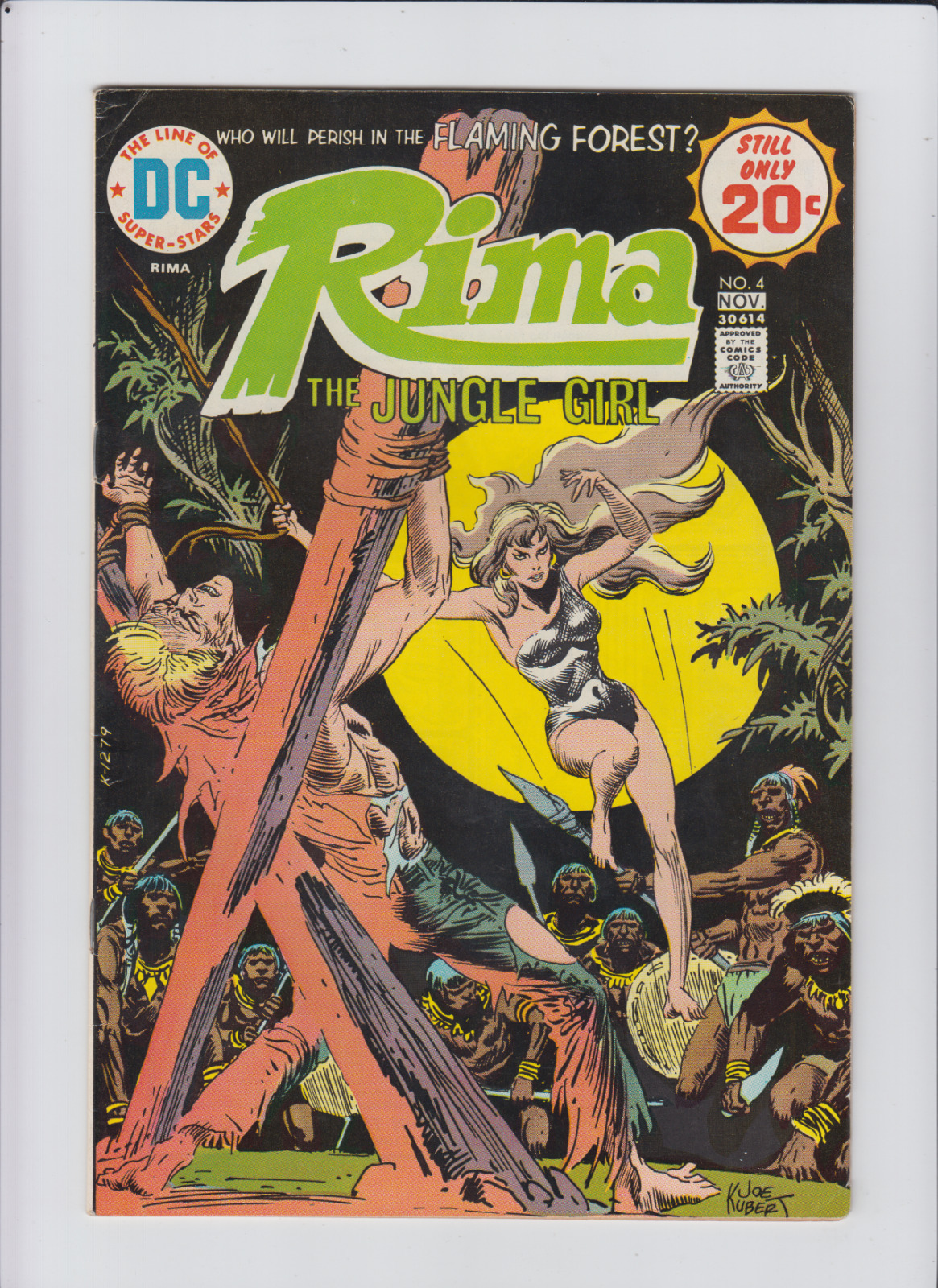Rima #4 - The Flaming Forest, Robert Kanigher Story, Joe Kubert Cover ...