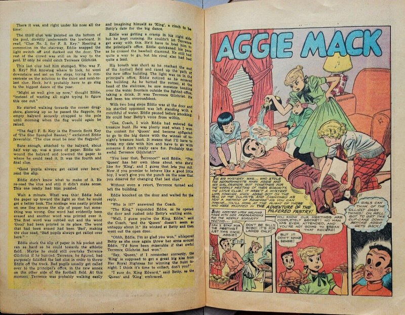 AGGIE MACK #6 VG (Four Star Comics 1948) Scarce PRE-CODE 1st Print 10 ...