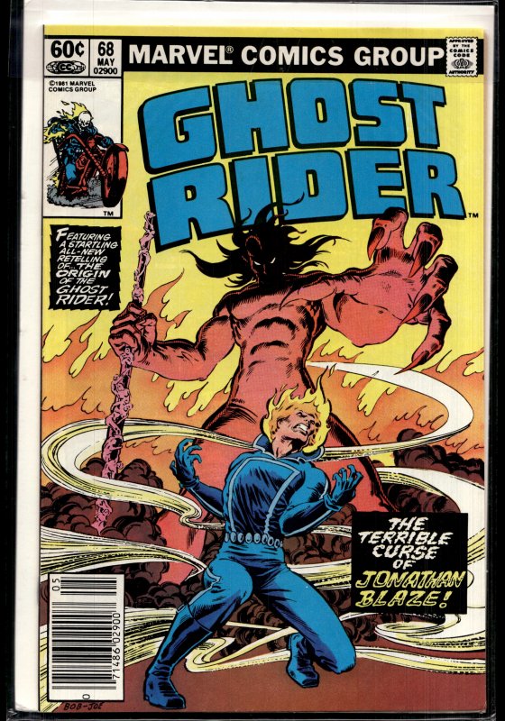 Ghost Rider #68 (1982) Ghost Rider | Comic Books - Bronze Age, Marvel ...