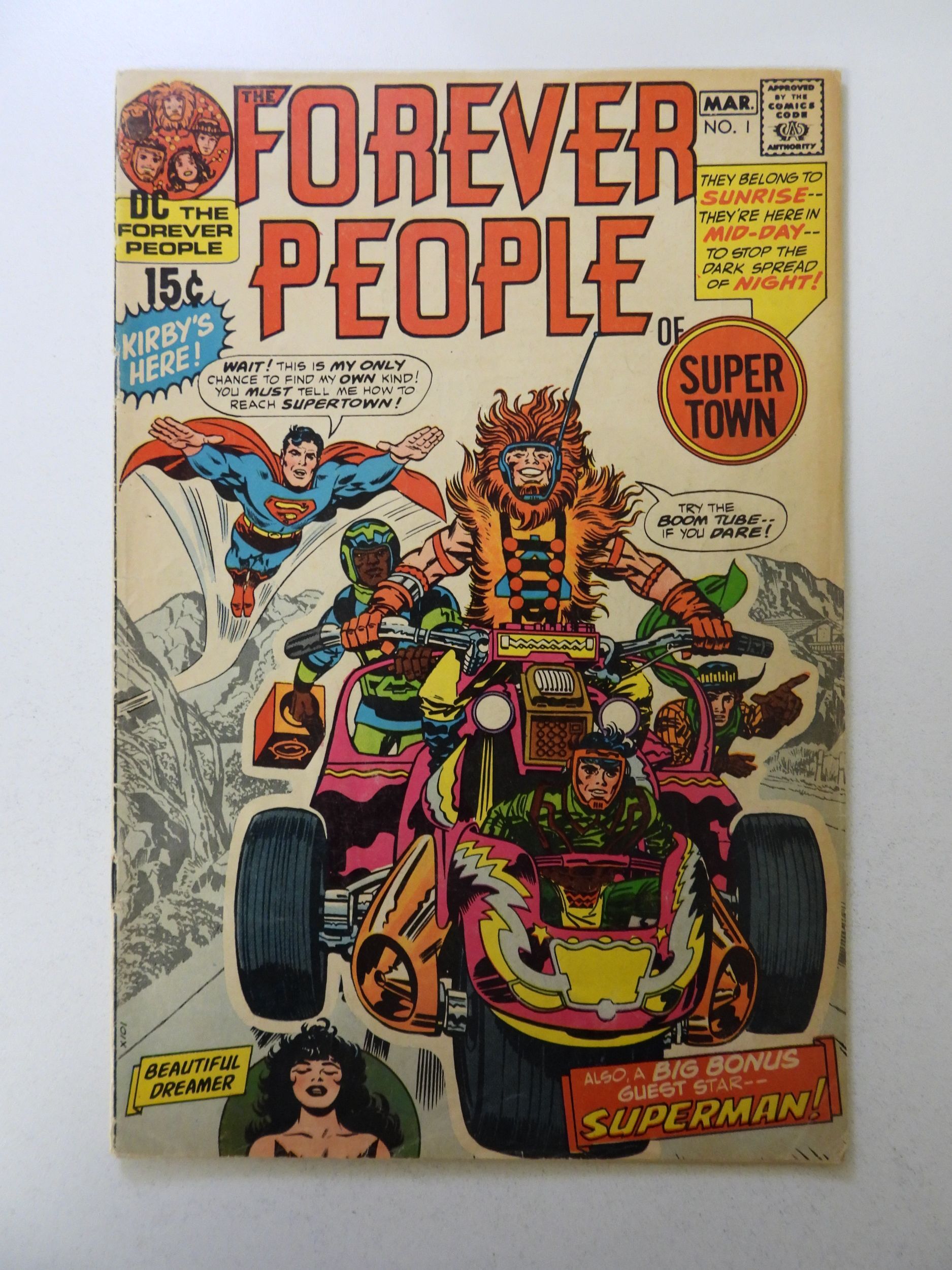 The Forever People #1 (1971) 1st full appearance of Darkseid VG/FN see ...