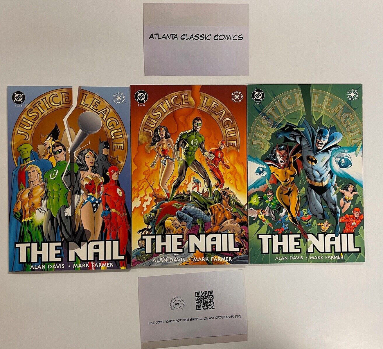 3 Justice League The Nail Complete DC Comics # 1 2 3 Elseworlds Batman ...