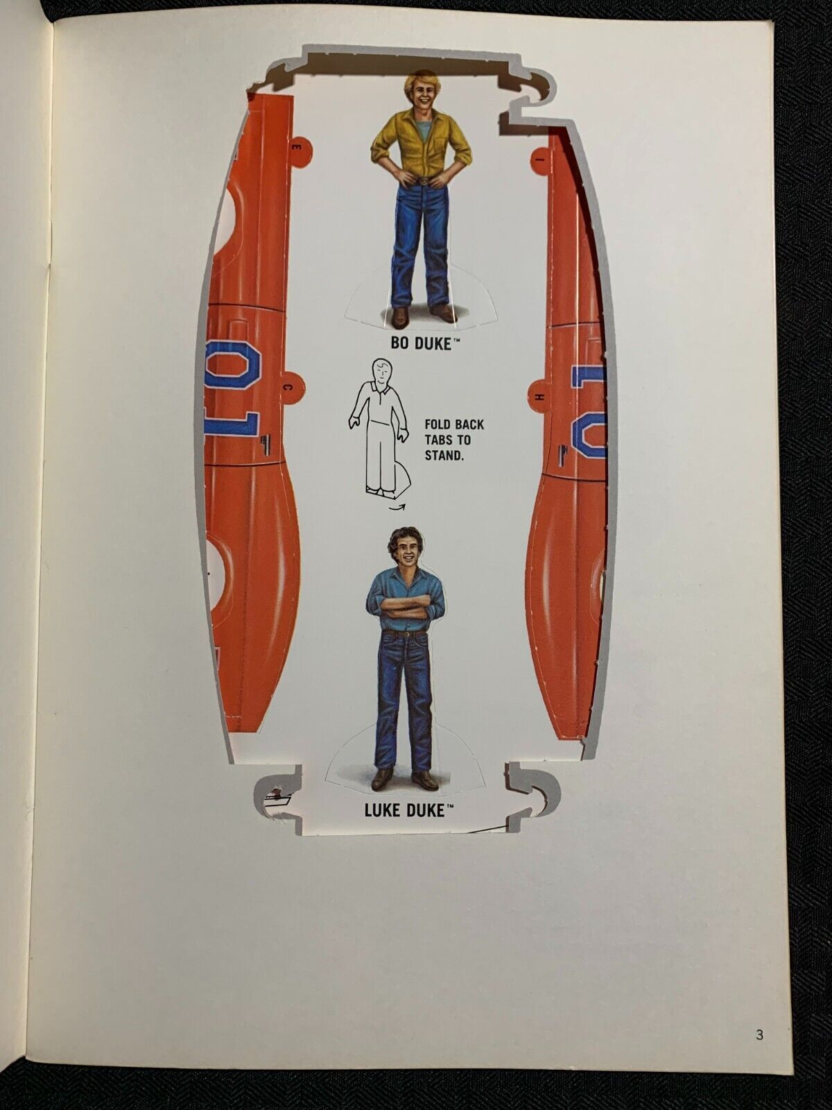 1982 DUKES OF HAZZARD Punch-Out Fun VG 4.0 Random House INCOMPLETE ...