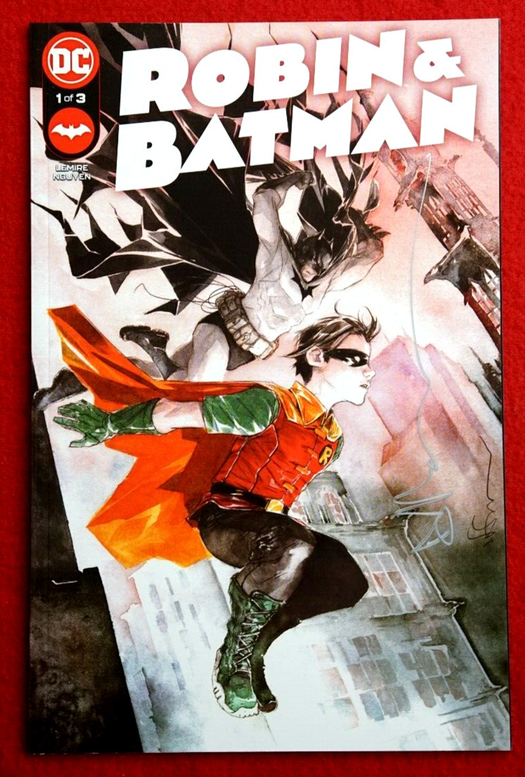 Robin & Batman #1 (Dustin Nguyen Variant) Signed by Dustin Nguyen (2021 ...