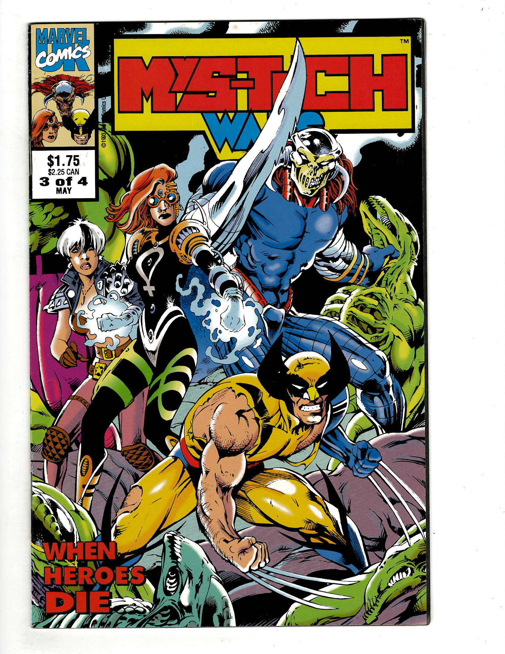 Mys-Tech Wars #3 J605 | Comic Books - Modern Age, Marvel UK, Superhero ...