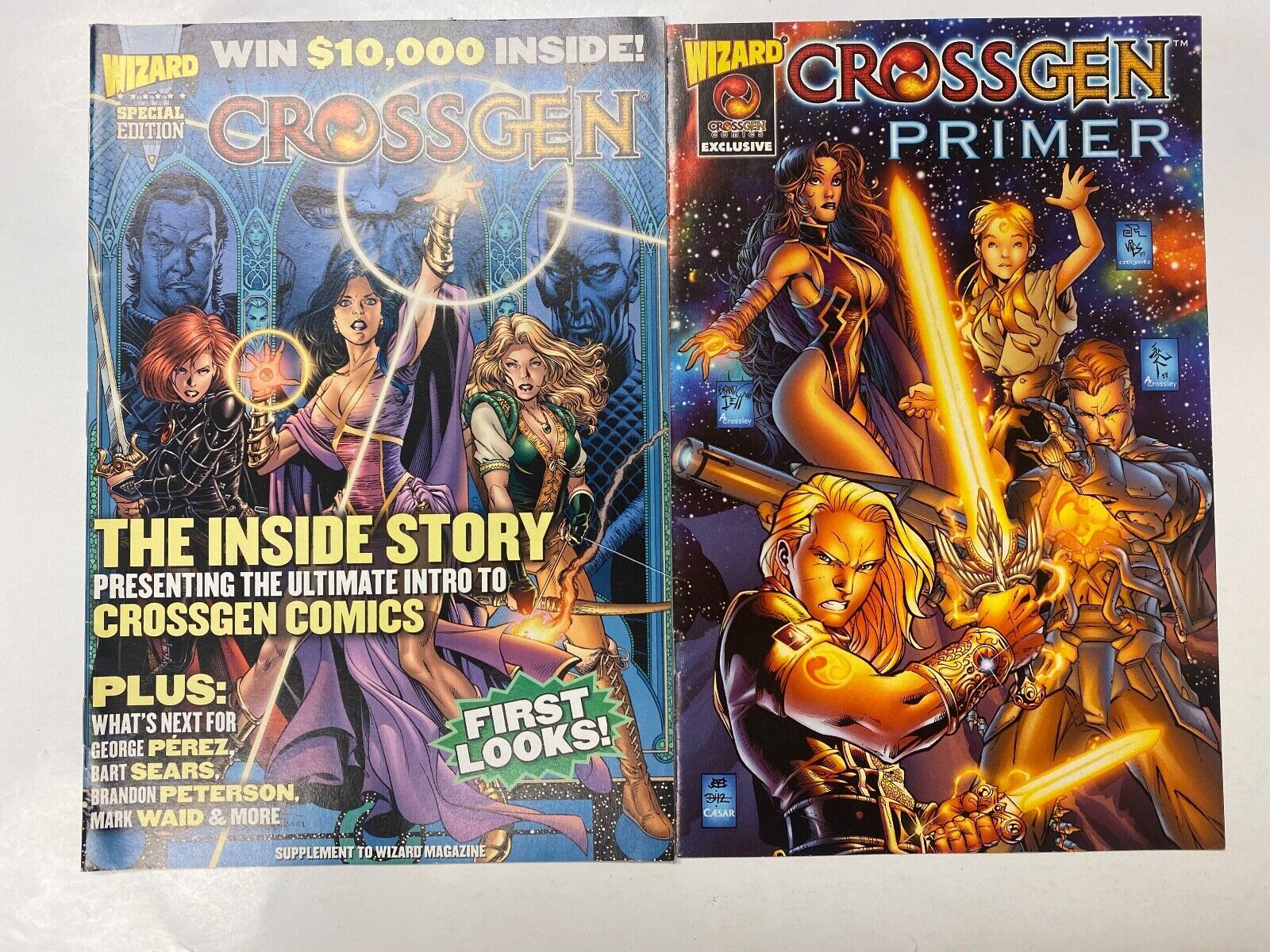4 CROSSGEN comic books Special Edition Primer Sigil #1 Legendary 32 KM7 ...