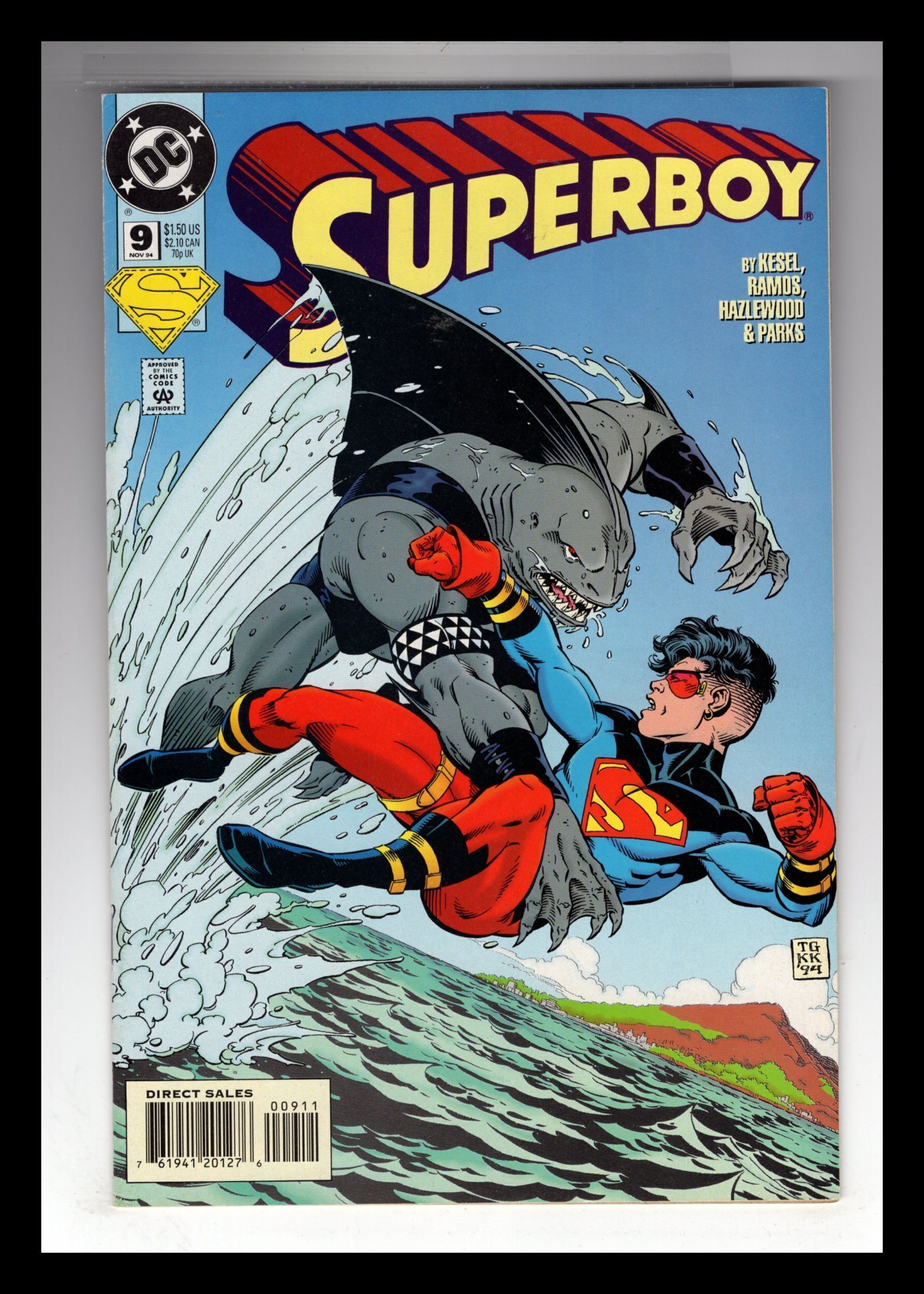 Superboy #9 (1994) 1st Appearance of KING SHARK! / EBI#3 | Comic Books ...