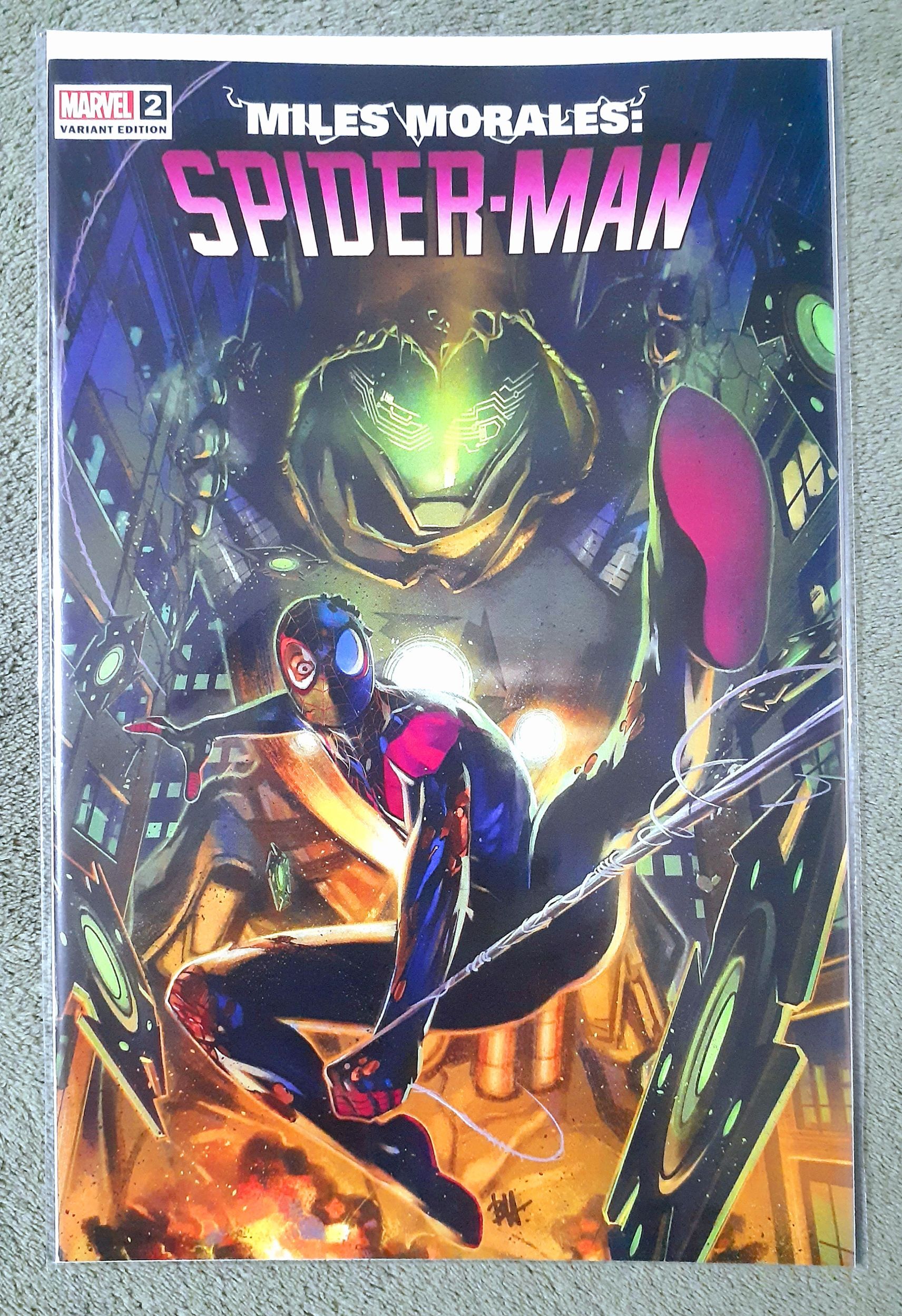 Miles Morales Spider-Man #2 HOT Harvey Key Variant SpiderVerse Gwen ...