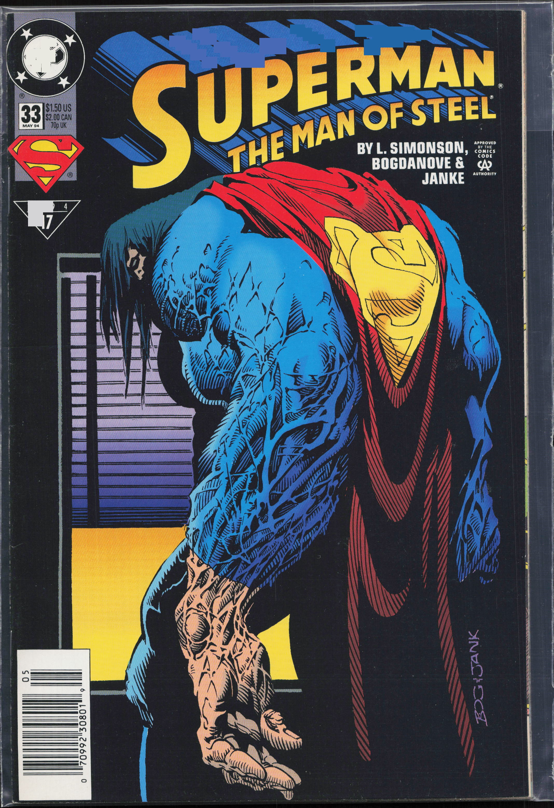 Superman: The Man of Steel #33 (1994) Superman | Comic Books - Modern ...