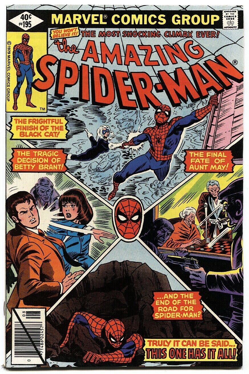 Amazing Spider-Man #195-1979-2Nd Black Cat-Nm | Comic Books - Bronze ...