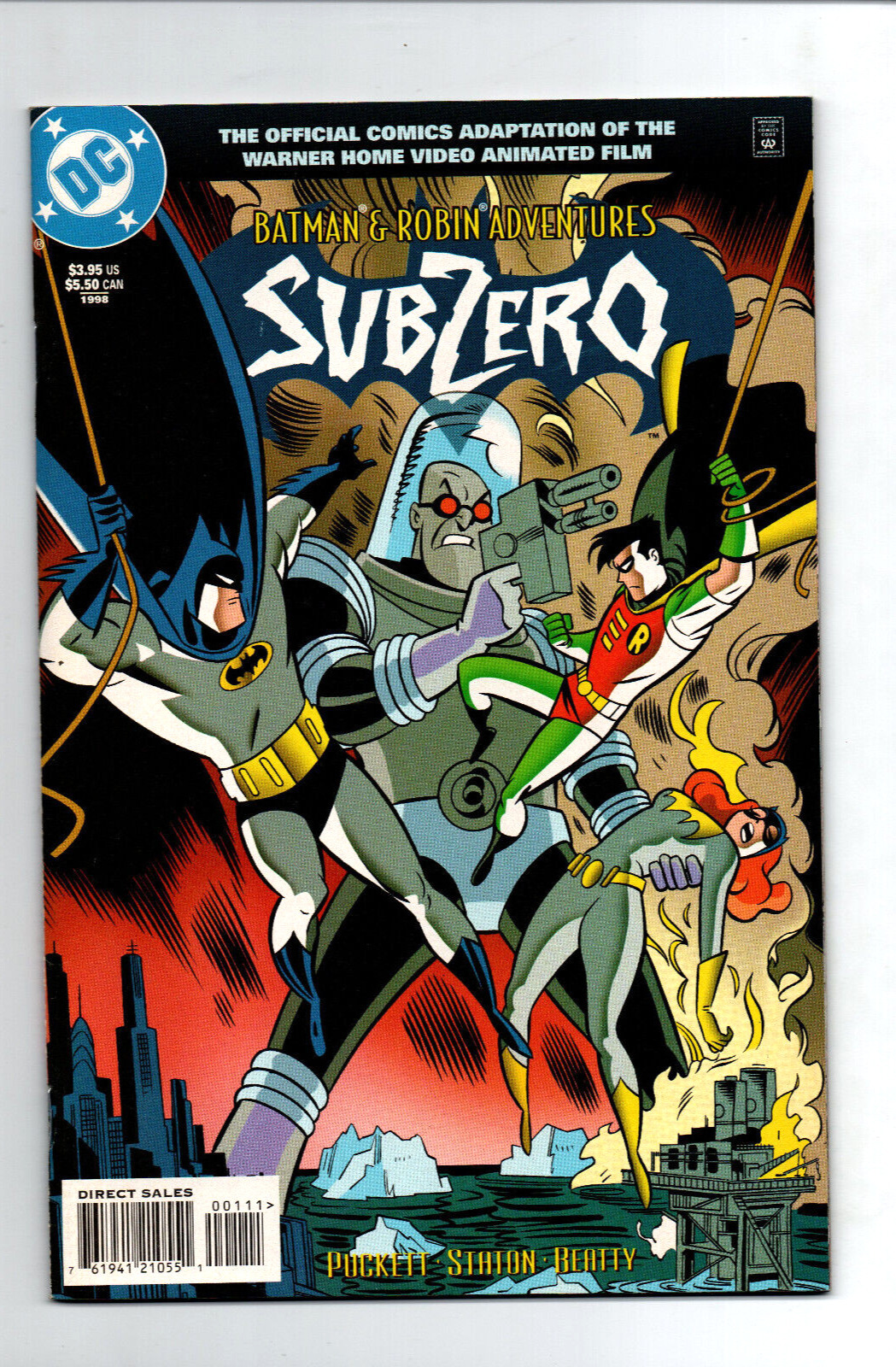 Batman & Robin Adventures: Subzero - Mr Freeze - Batgirl - 1998 - NM ...