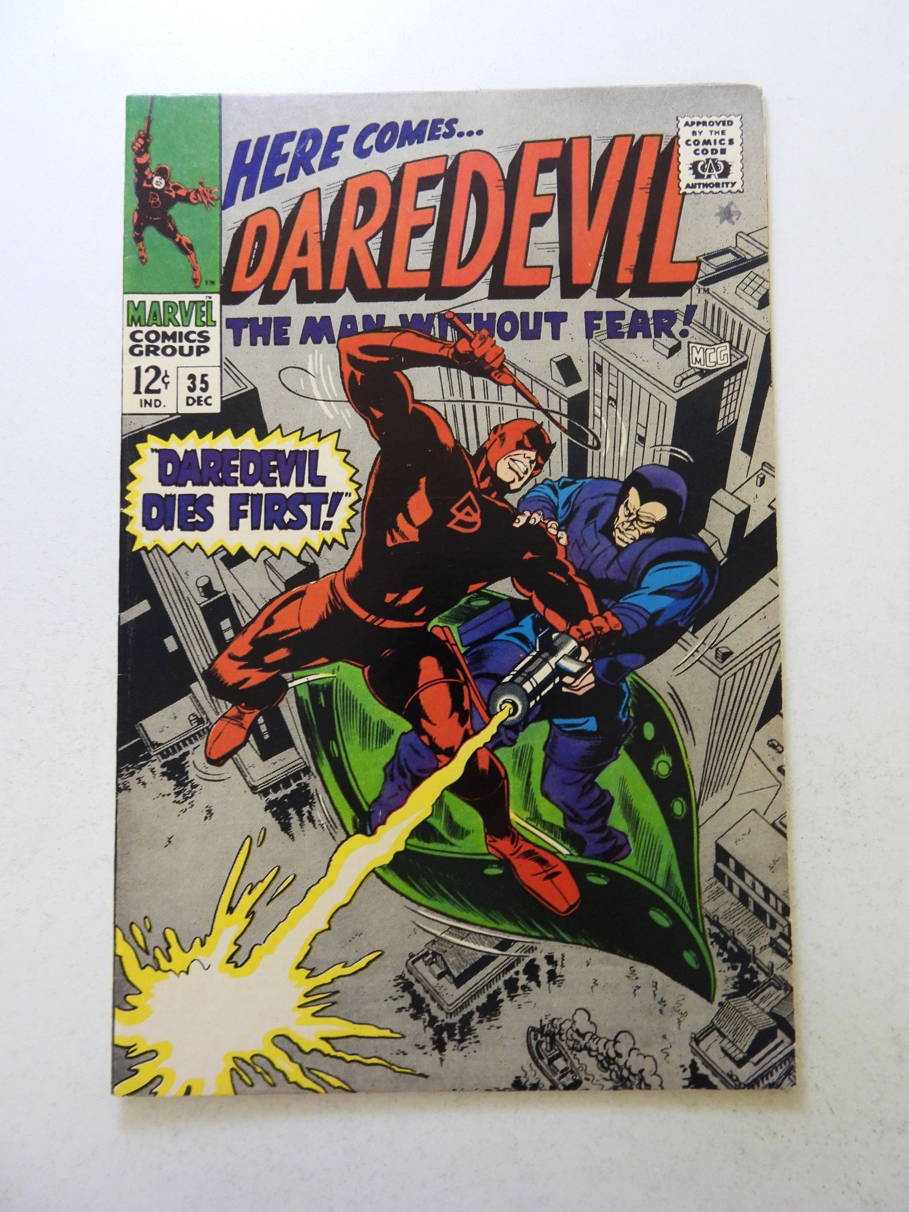 Daredevil #35 (1967) FN/VF condition "stamp front cover" | Comic Books ...