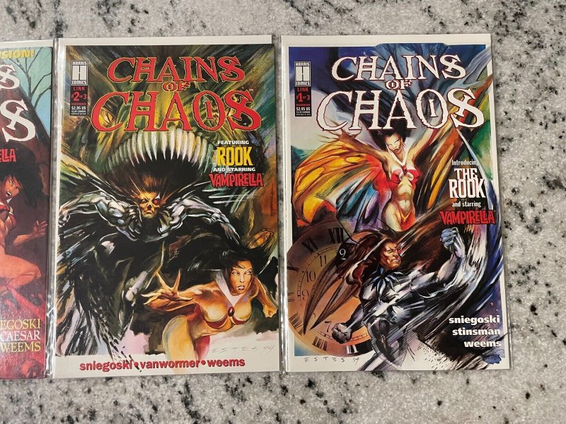 Chains Of Chaos Complete Harris Comics LTD Series # 1 2 3 NM Vampirella ...