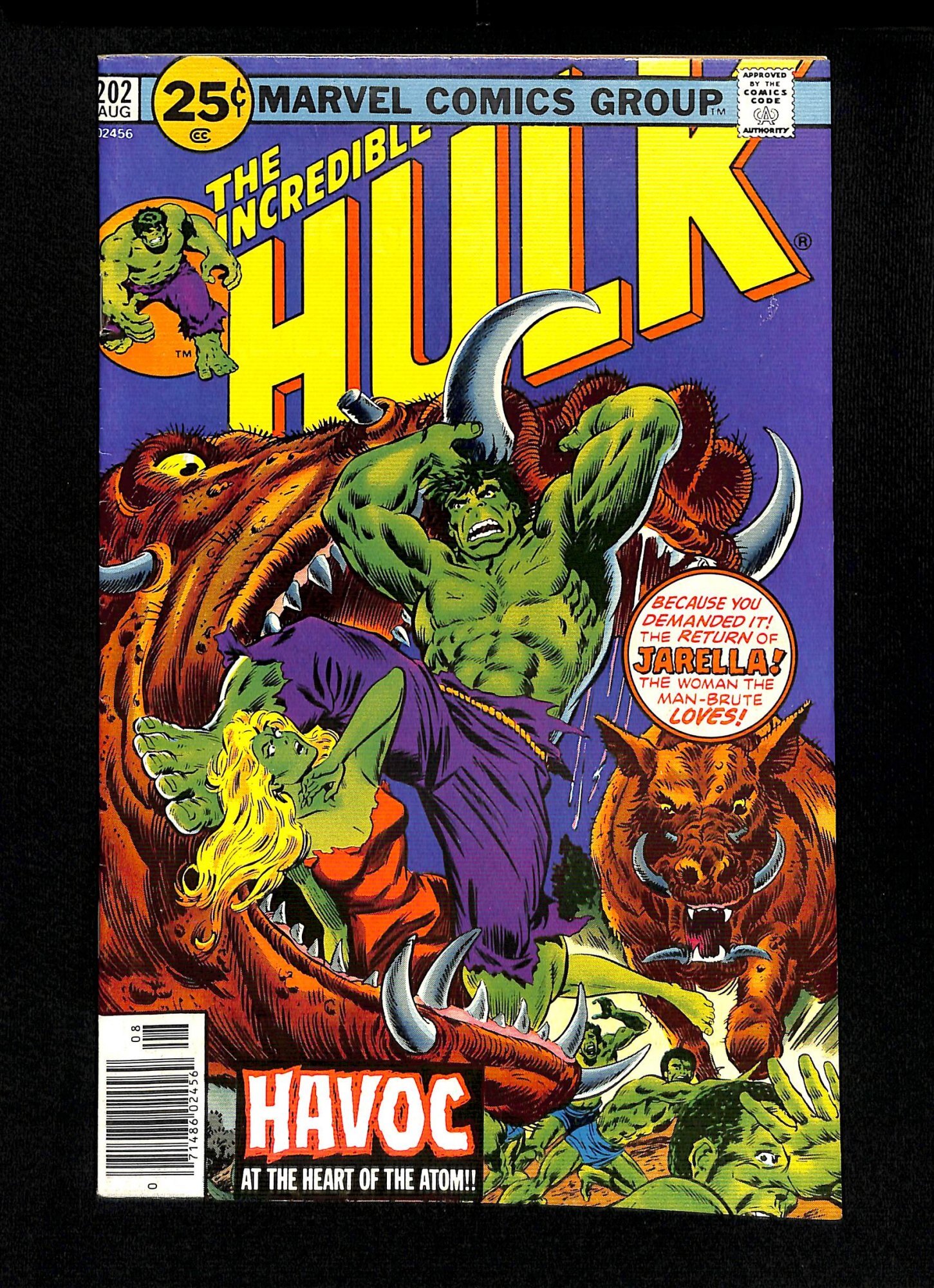 Incredible Hulk (1962) #202 Jarella! | Full Runs & Sets, Marvel ...