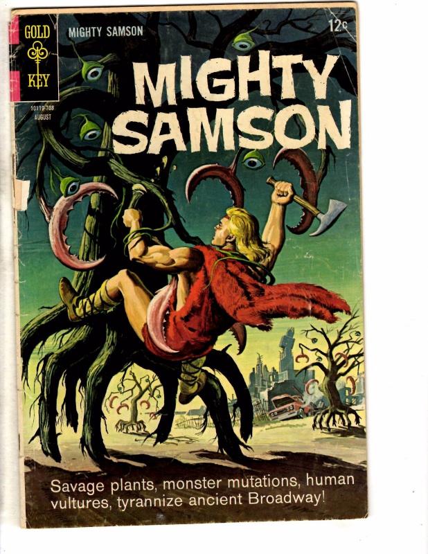Lot Of 2 Mighty Samson Gold Key Comic Books # 7 11 1967 Jungle Series ...