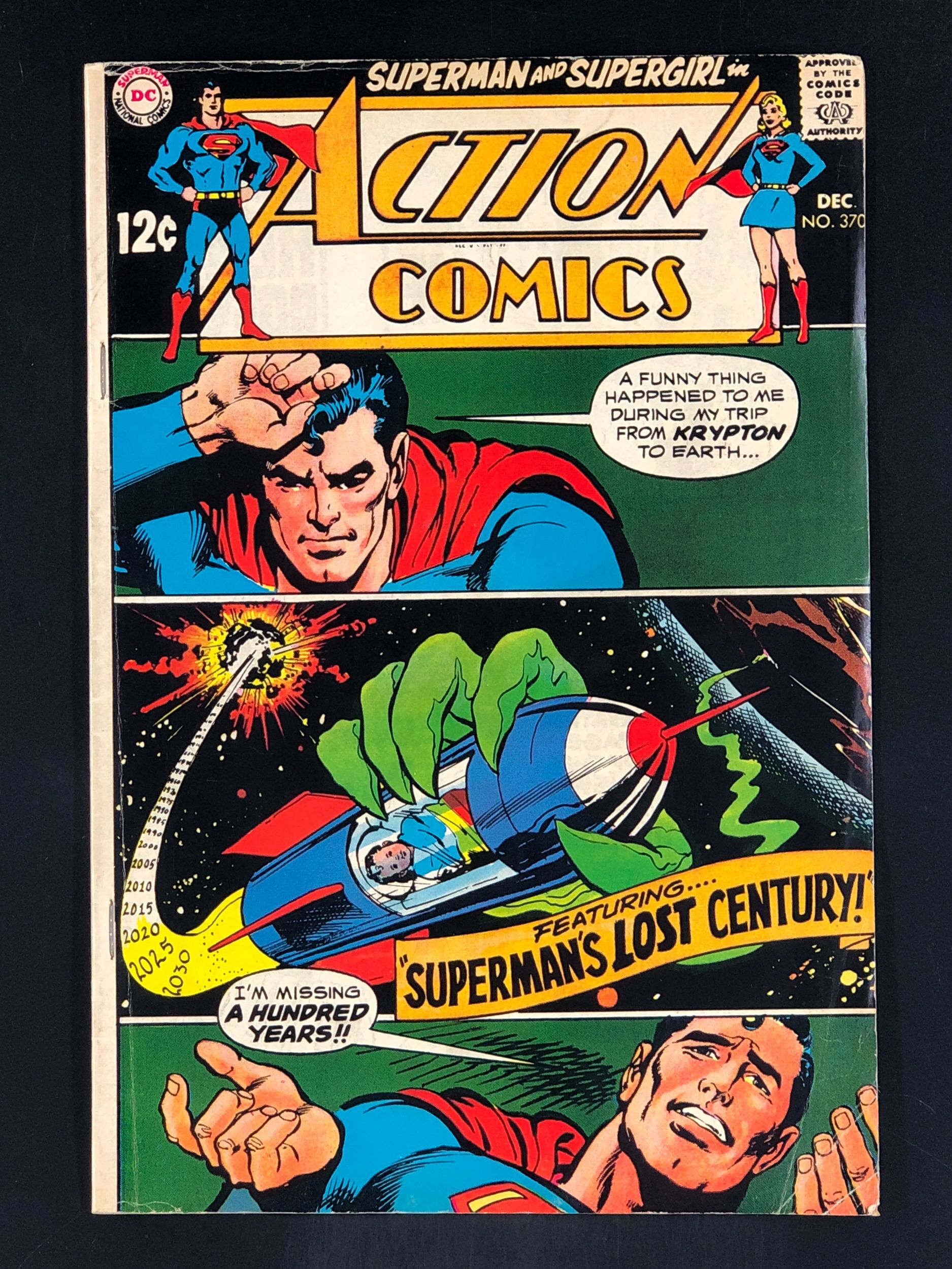 Action Comics #370 (1968) FN- Neal Adams Cover | Comic Books - Silver ...