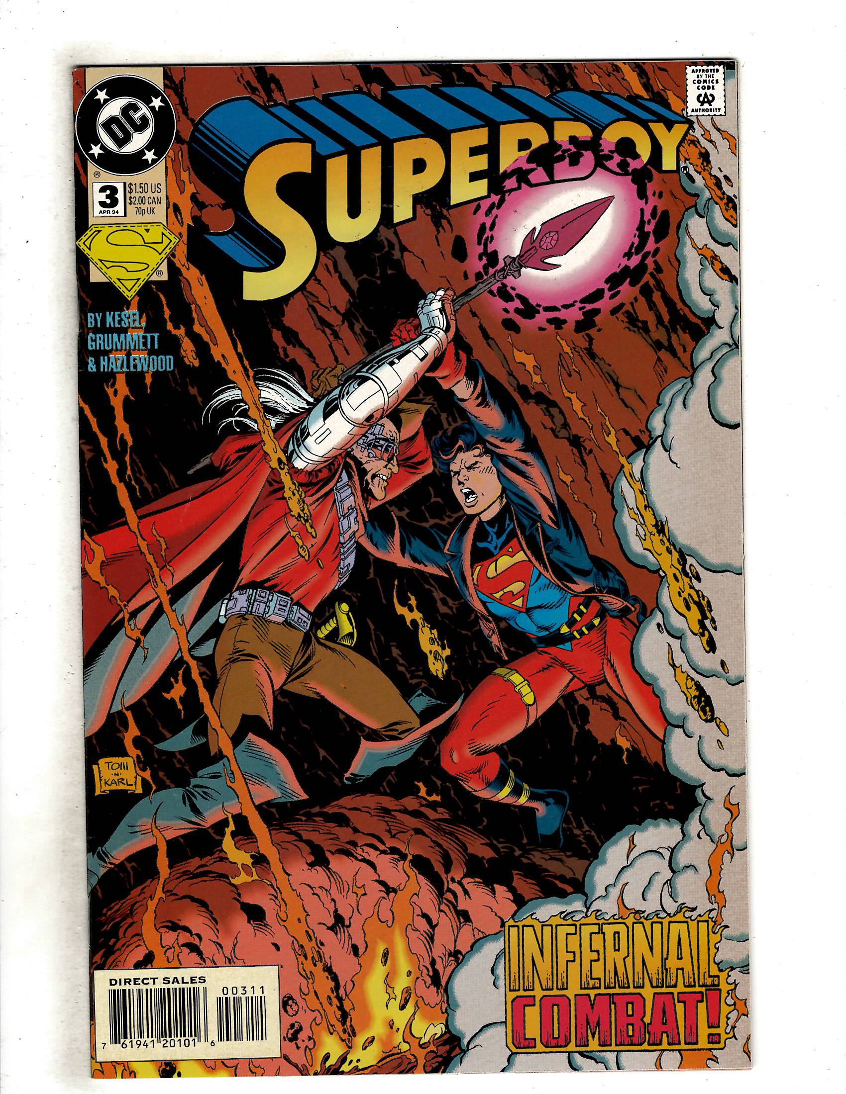 Superboy #3 (1994) DC Comic Superman OF8 | Comic Books - Modern Age, DC ...