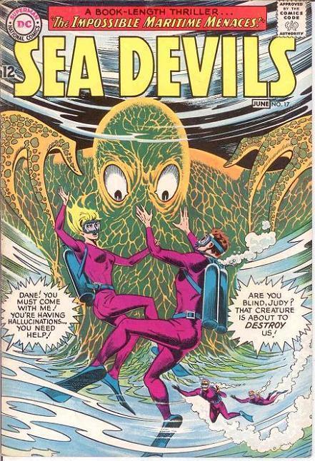 SEA Devils 17 F+ June 1964 Comics Book | Comic Books - Silver Age, Sea ...