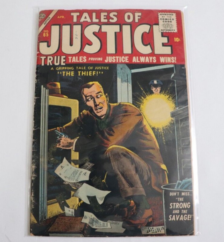 Tales of Justice #65 1957 Atlas Comics | Comic Books - Silver Age ...