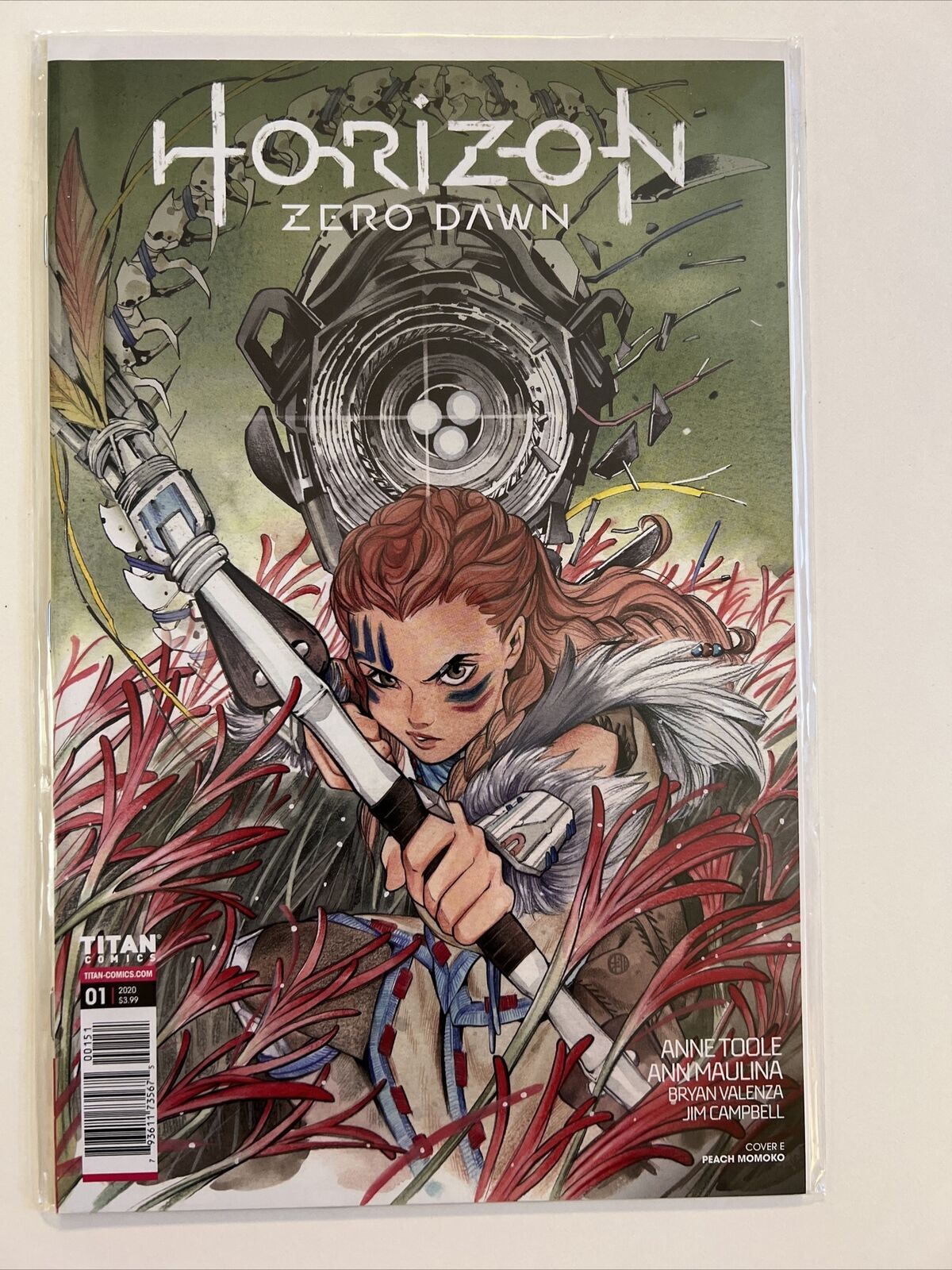 Titan Comics Horizon Zero Dawn Peach Momoko Variant # 1 Bagged Boarded ...