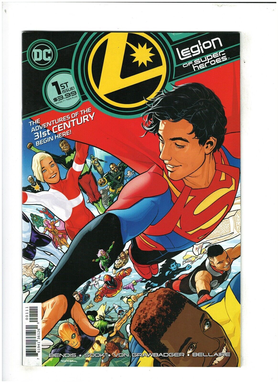 Legion of Super-Heroes #1 VF+ 8.5 DC Comics 2020 Brian Bendis | Comic ...