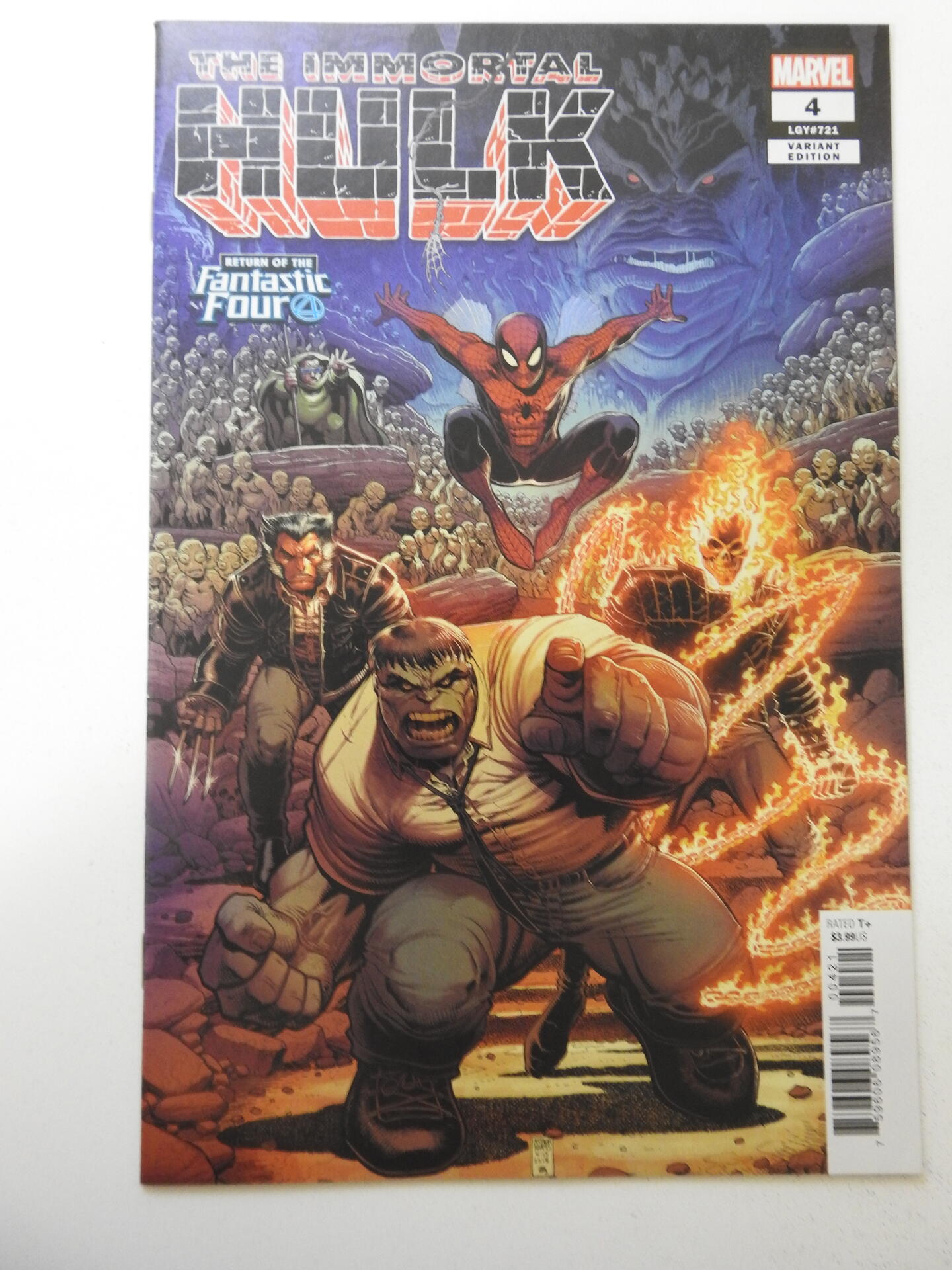 The Immortal Hulk #4 Arthur Adams 'Return of the Fantastic Four' Va ...