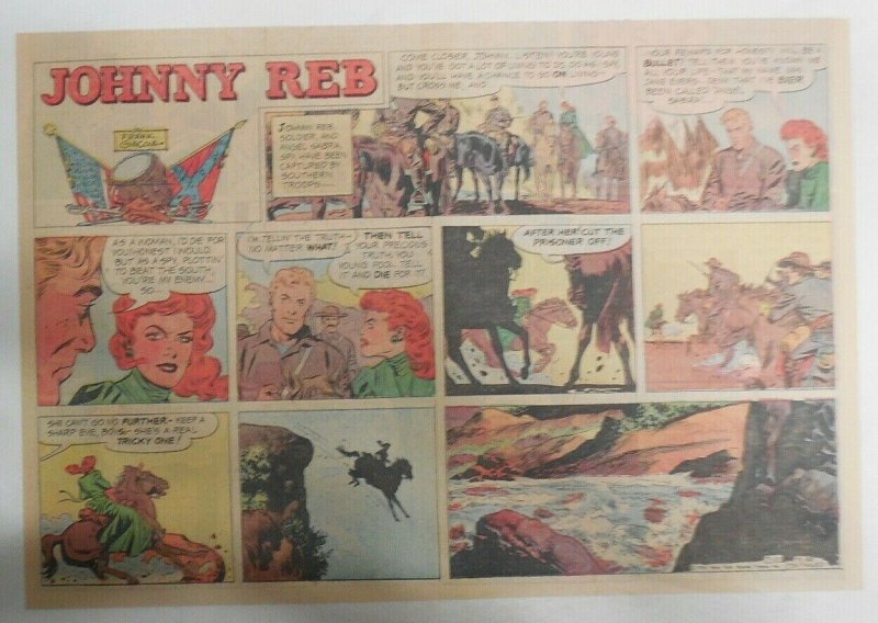 Johnny Reb Sunday by Frank Giacoia & Jack Kirby from 7/20/1958 Half ...