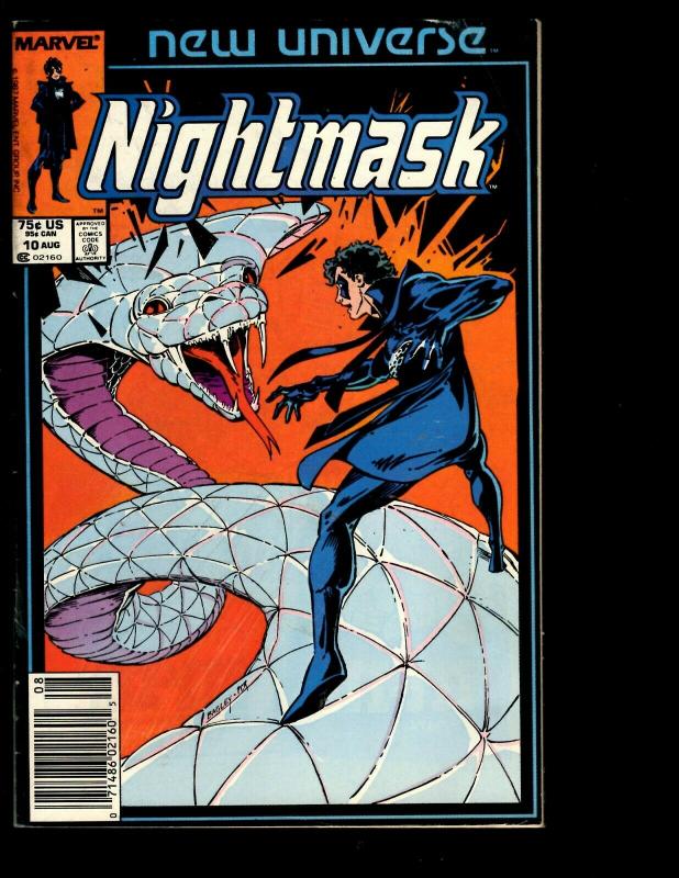 Lot Of 12 Marvel Comics Nightmask # 1 2 3 4 5 7 9 10 11 12 Merc # 3 4 ...