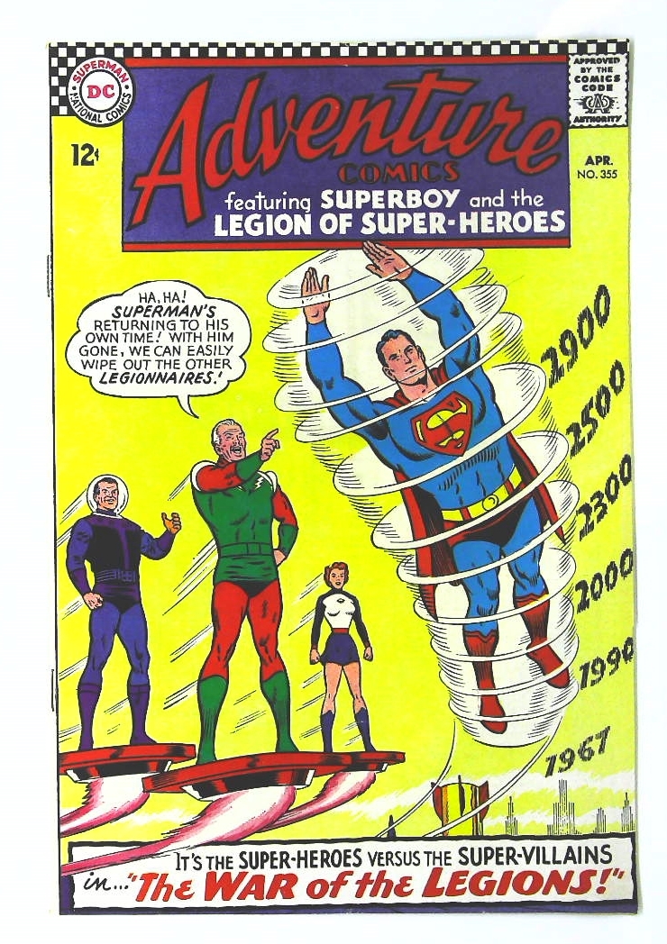Adventure Comics (1938 series) #355, VF- (Actual scan) | Comic Books ...