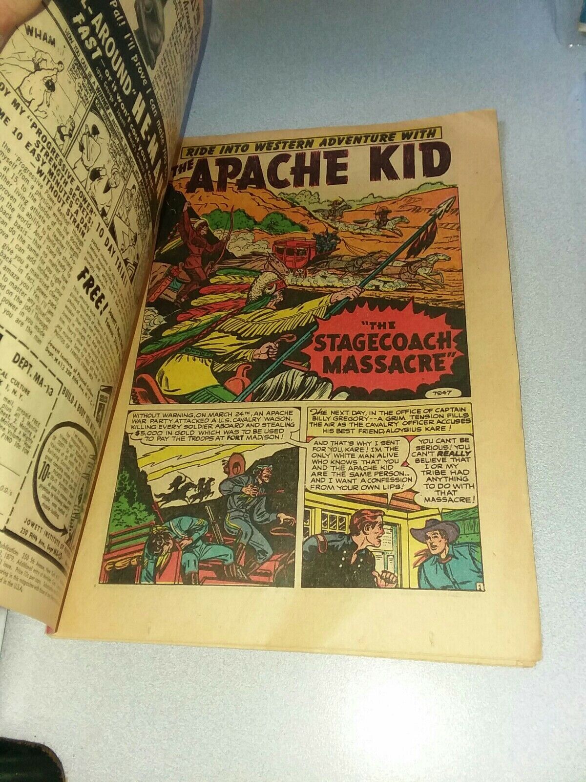 Apache KID #4 Timely 1951 Golden AGE Marvel Atlas Comics Western Hero ...