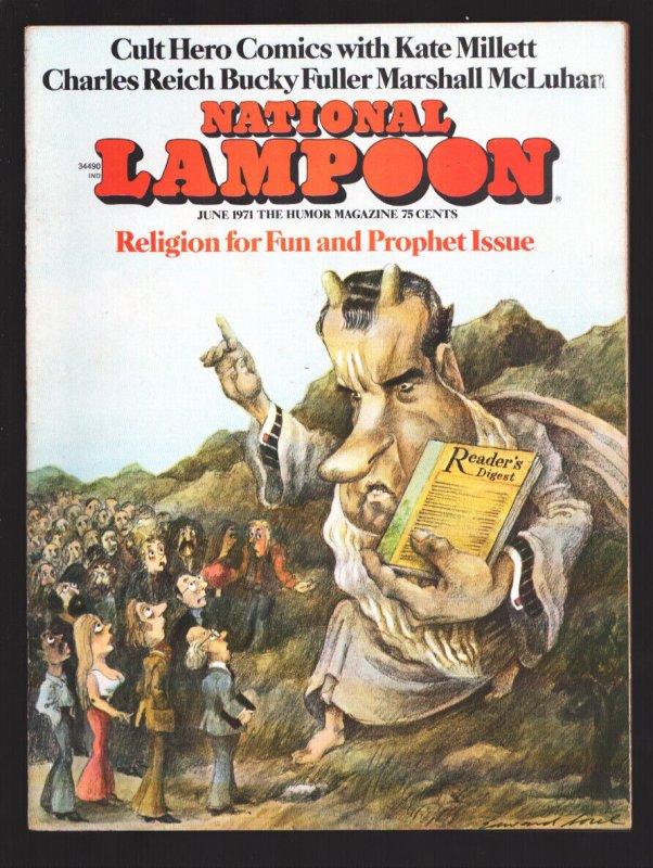 National Lampoon #15 6/1971-Arnold Roth-Joe Orlando-Gahan Wilson-Wayne ...